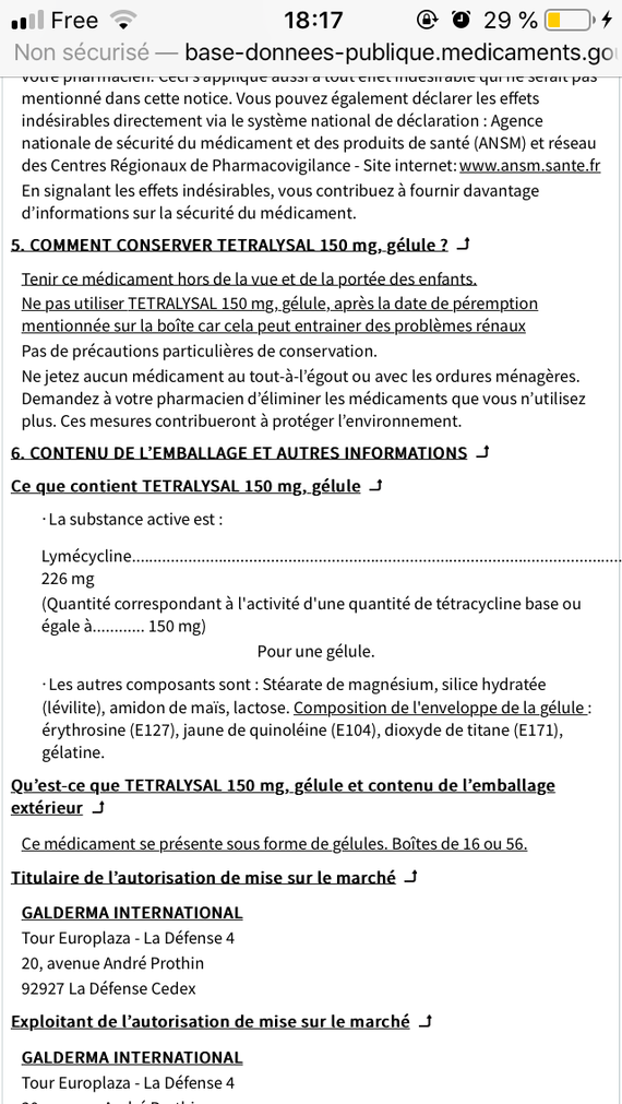 Tetralysal + optilova 20 - Contraception - FORUM Santé - Doctissimo
